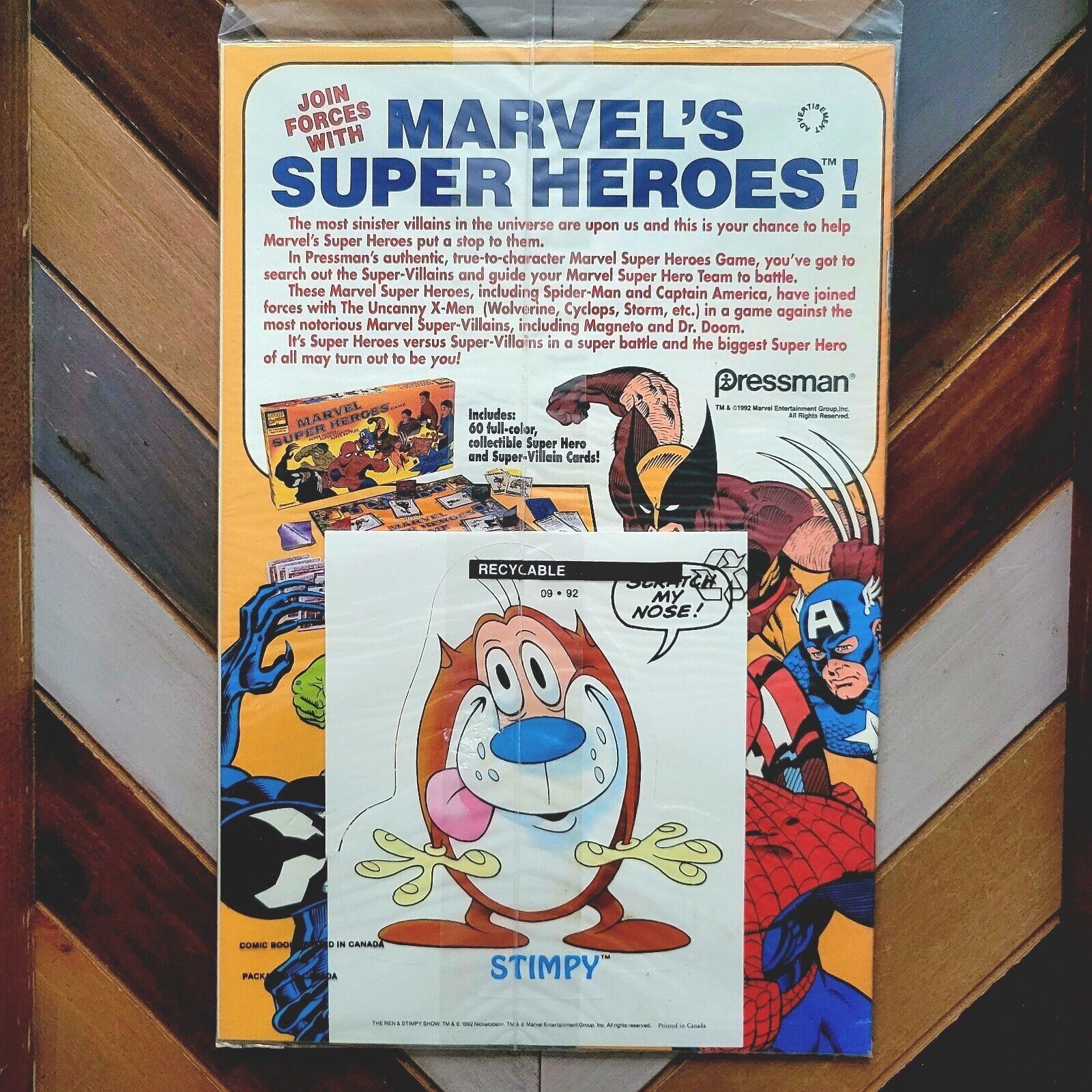 The Ren And Stimpy Show #1 NM (Marvel 1992) New & Sealed Polybag + Air ...