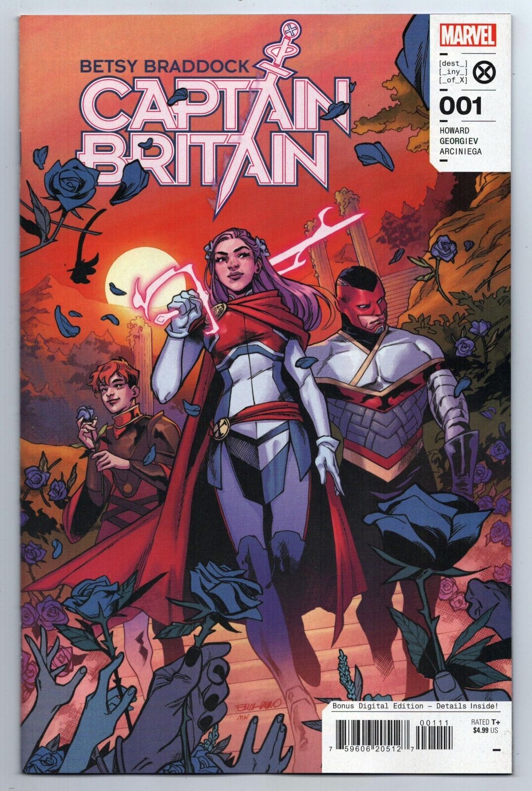 Betsy Braddock Captain Britain #1 Erica Durso Main Cvr (Marvel, 2023 ...