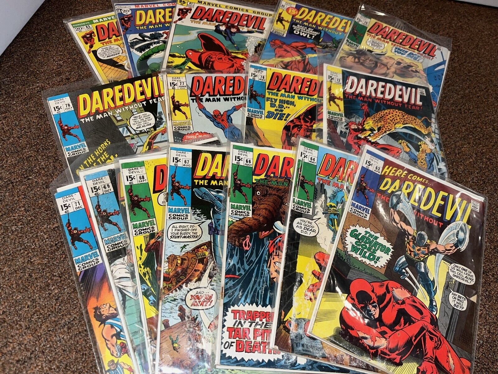 Huge Daredevil Lot - Complete Series Run of #s 4-380, Has 7, 16, 17 ...