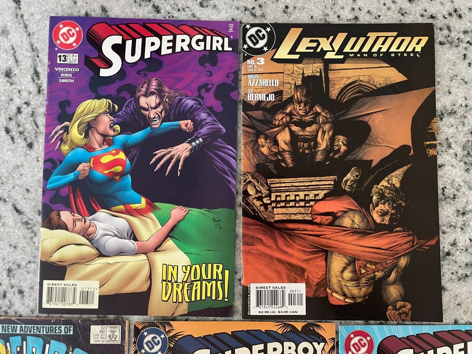 5 DC Comics Superboy # 32 49 52 + Lex Luthor 3 + Supergirl # 13 ...