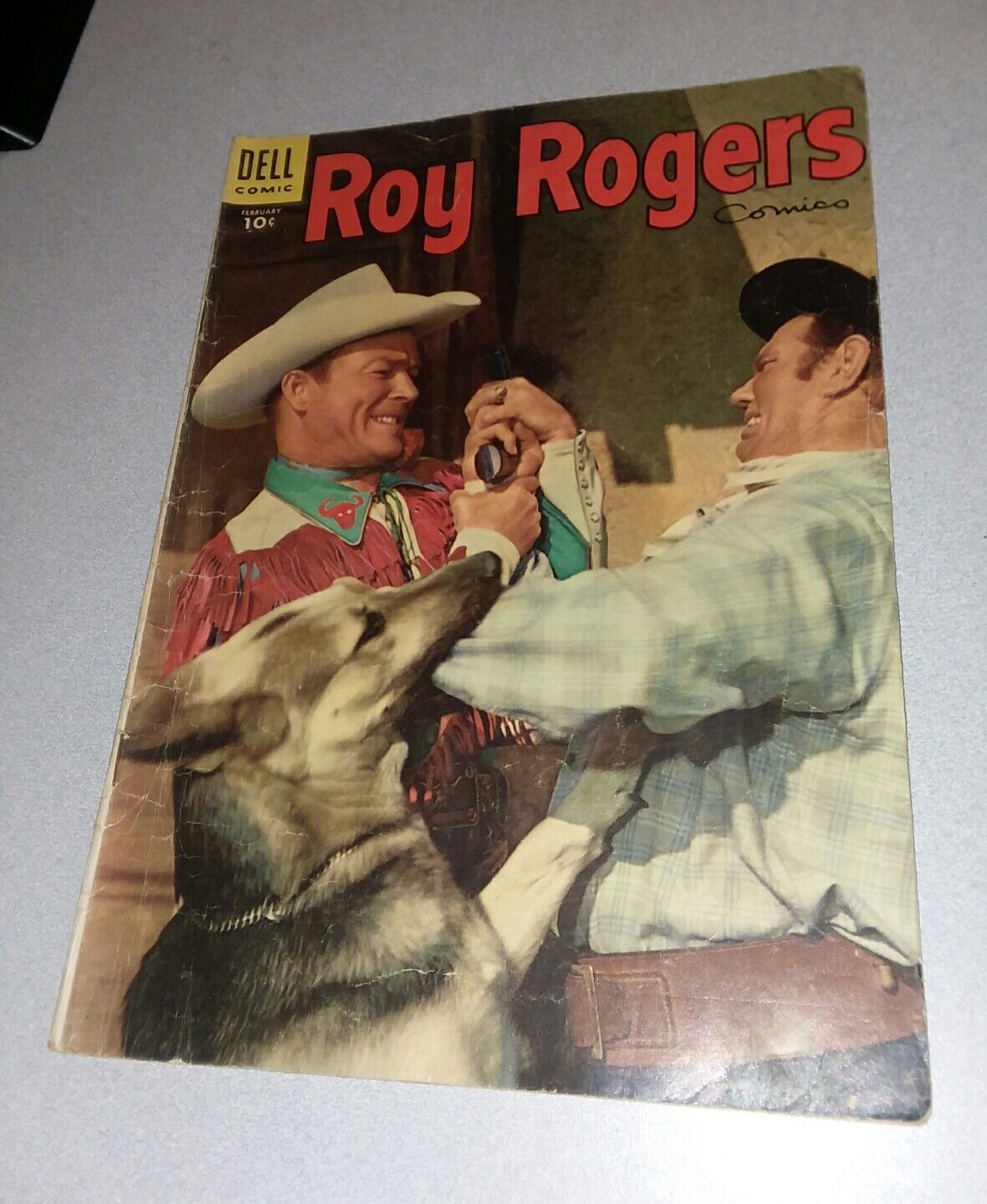 Roy Rogers Comics #86 dell 1955 photo cover golden age western classic ...