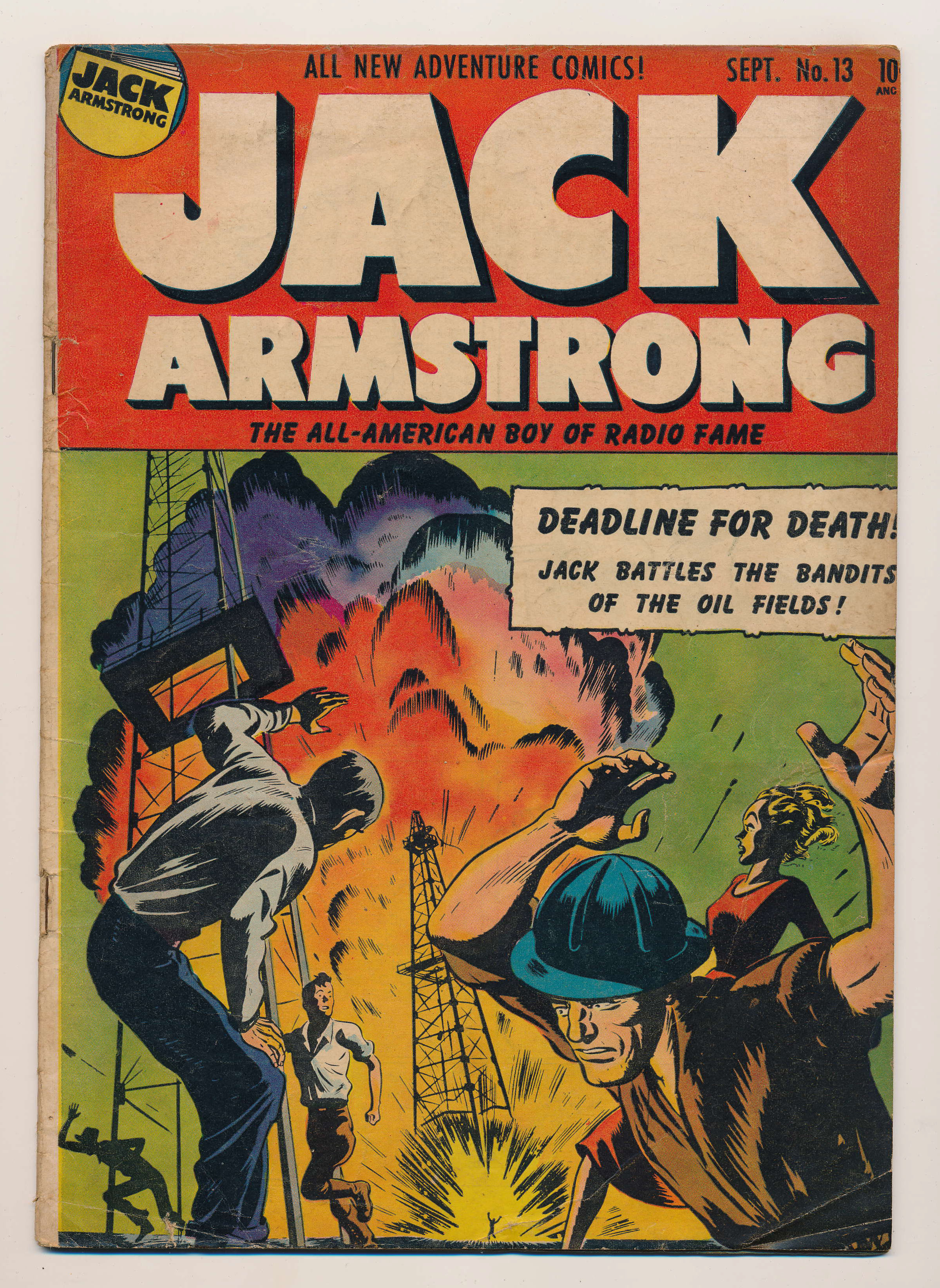 Jack Armstrong (1947) #13 VG- Last issue of the series / HipComic
