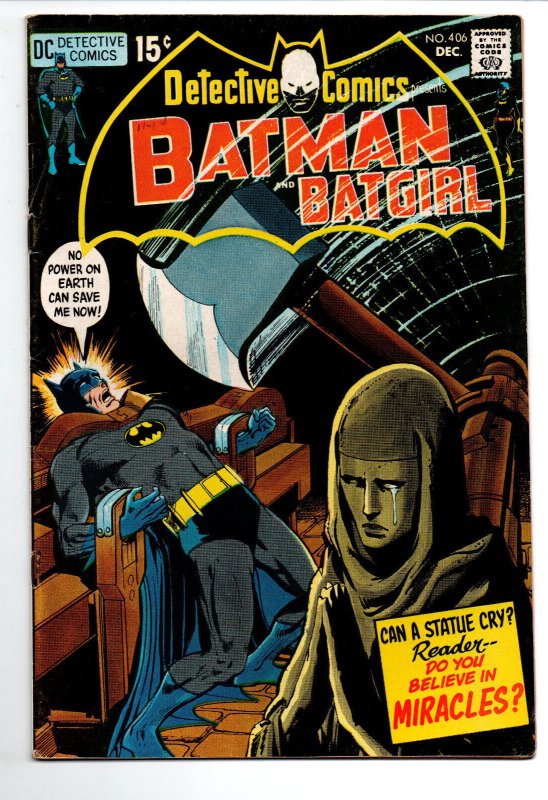 Detective Comics #406 - Batman - Batgirl - Robin - Neal Adams - 1970 ...