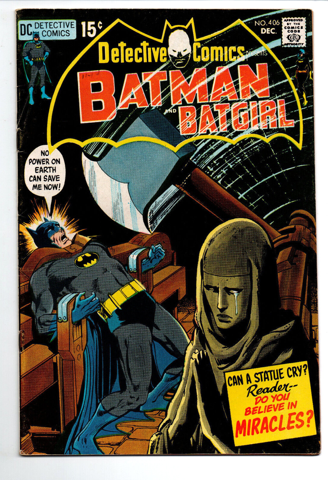 Detective Comics #406 - Batman - Batgirl - Robin - Neal Adams - 1970 ...