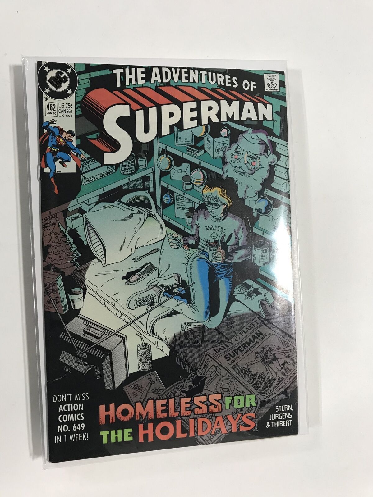 Adventures of Superman #462 (1990) Superman FN3B222 FINE FN 6.0 | Comic ...