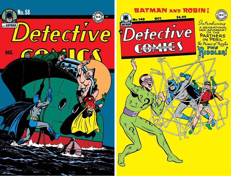 DC Facsimiles DETECTIVE COMICS #58 (1ST penguin) & #140 (1ST RIDDLER ...