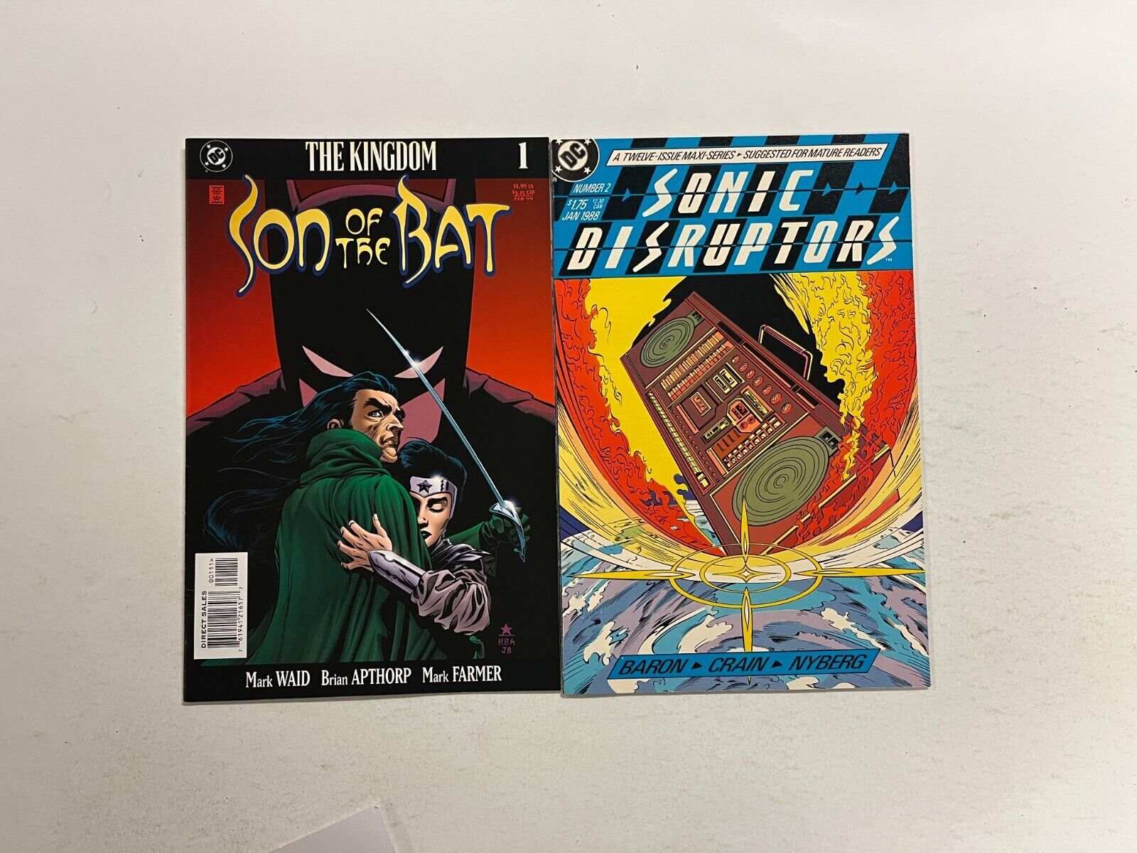 4 DC Comics Son of the Bat #1 Suicide Squad #9 Sonic Disruptors #1 2 ...