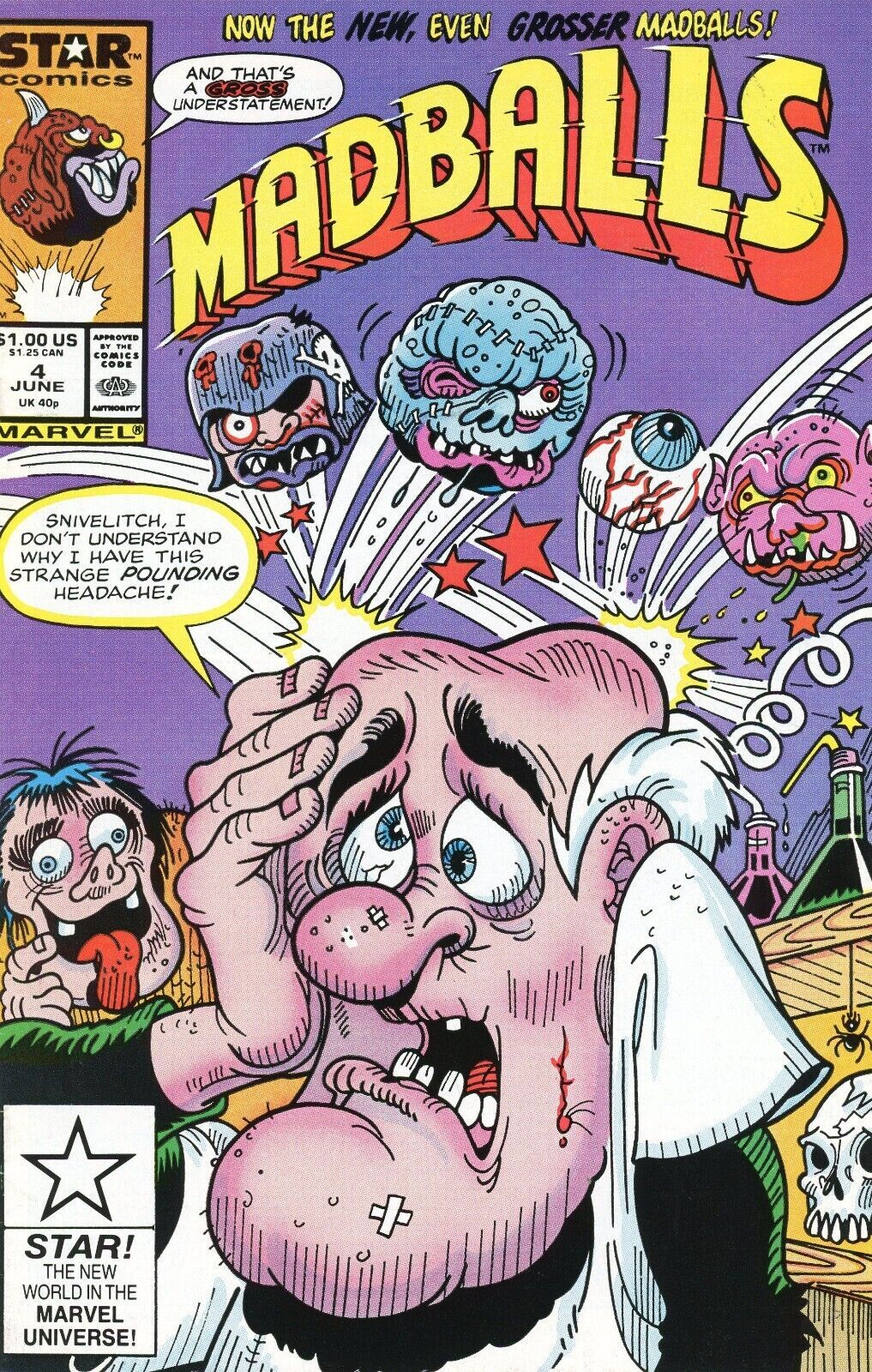 Mad Balls #4 - The Mad Balls Meet the New Mad Balls! (8.0/8.5) 1987 ...