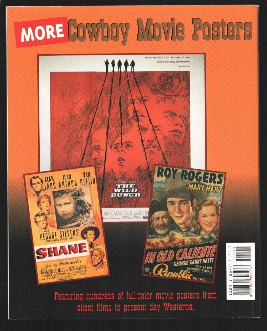More Cowboy Movie Posters 1988-Color images of many top western film ...