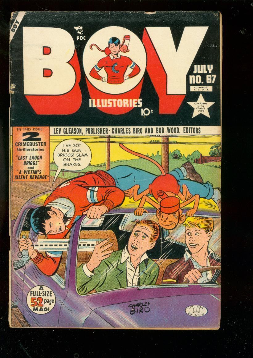 BOY Comics #67 1951-Charles Biro-Crimebuster-Squeeks VG | Comic Books ...