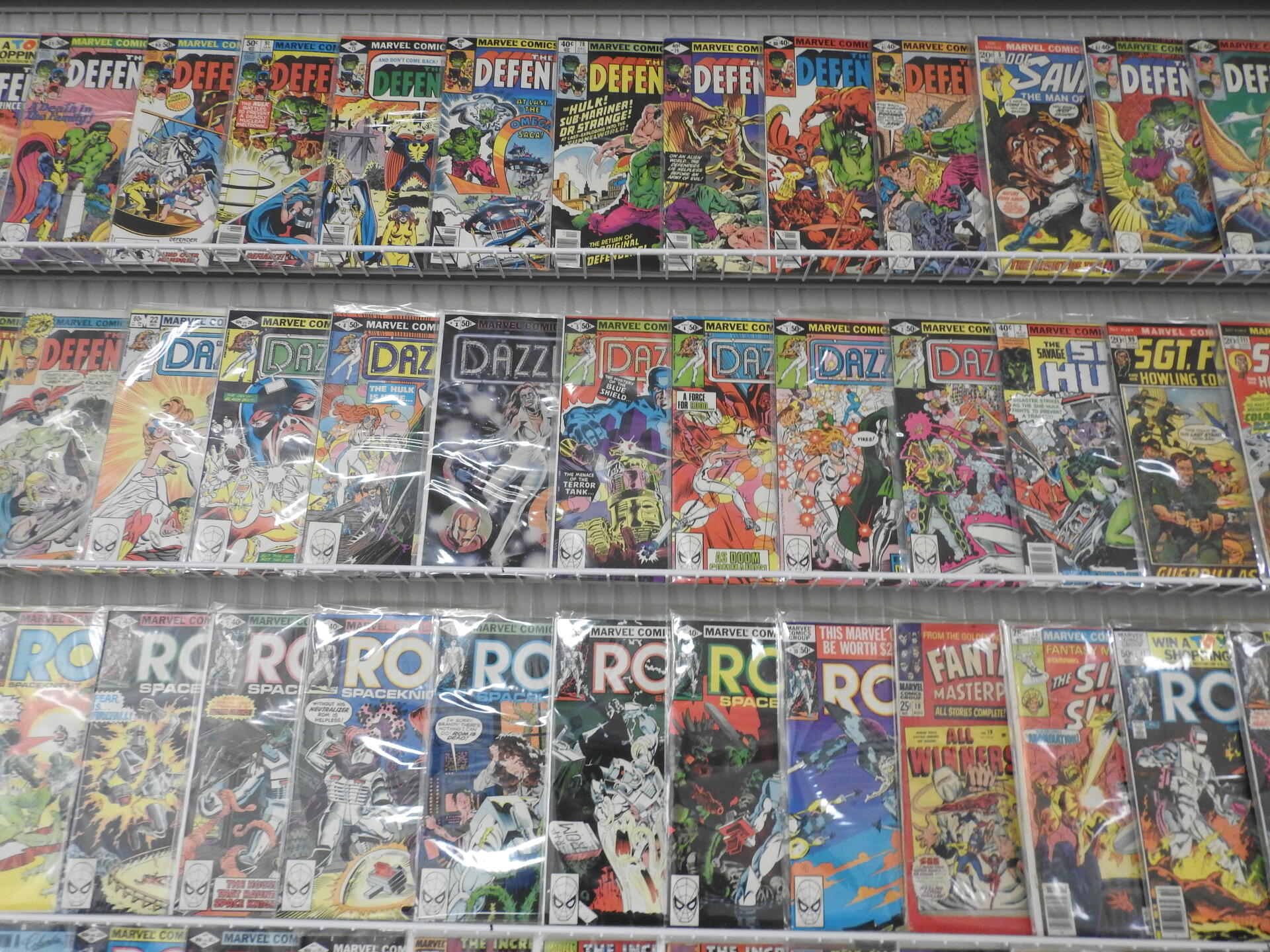 Huge Lot 160+ Comics W/ ROM, Hulk, Defenders, Fury+ Avg Fine+ Condition ...