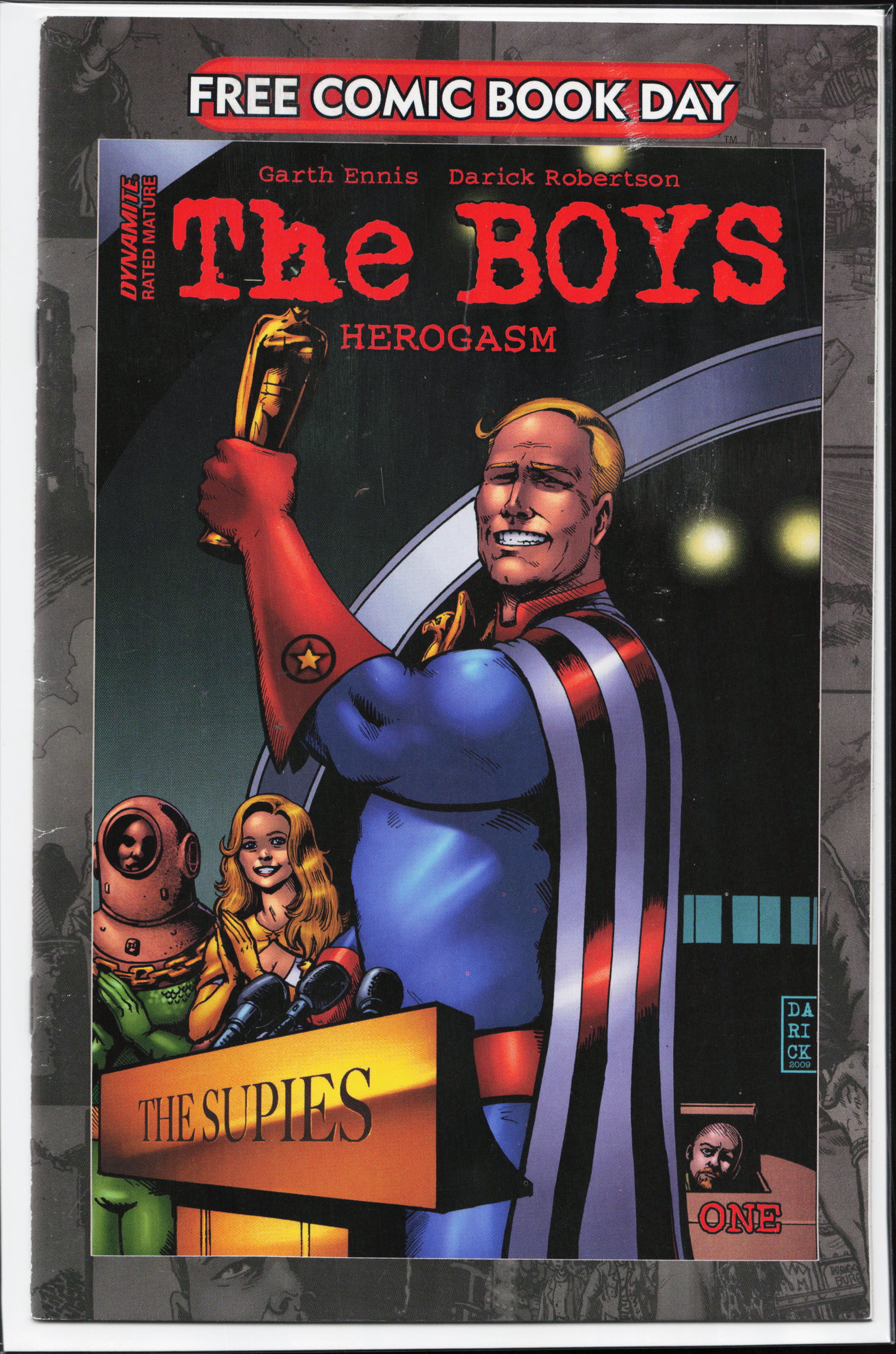 The Boys: Herogasm #1 Free Comic Book Day Cover (2021) Vought executive ...