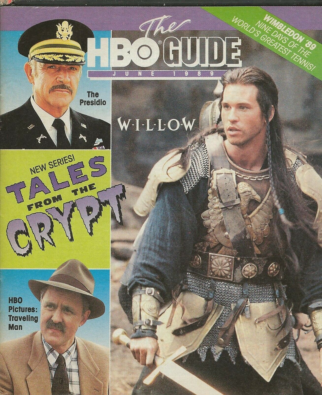 ORIGINAL Vintage June 1989 HBO Guide Magazine Willow Tales From the ...
