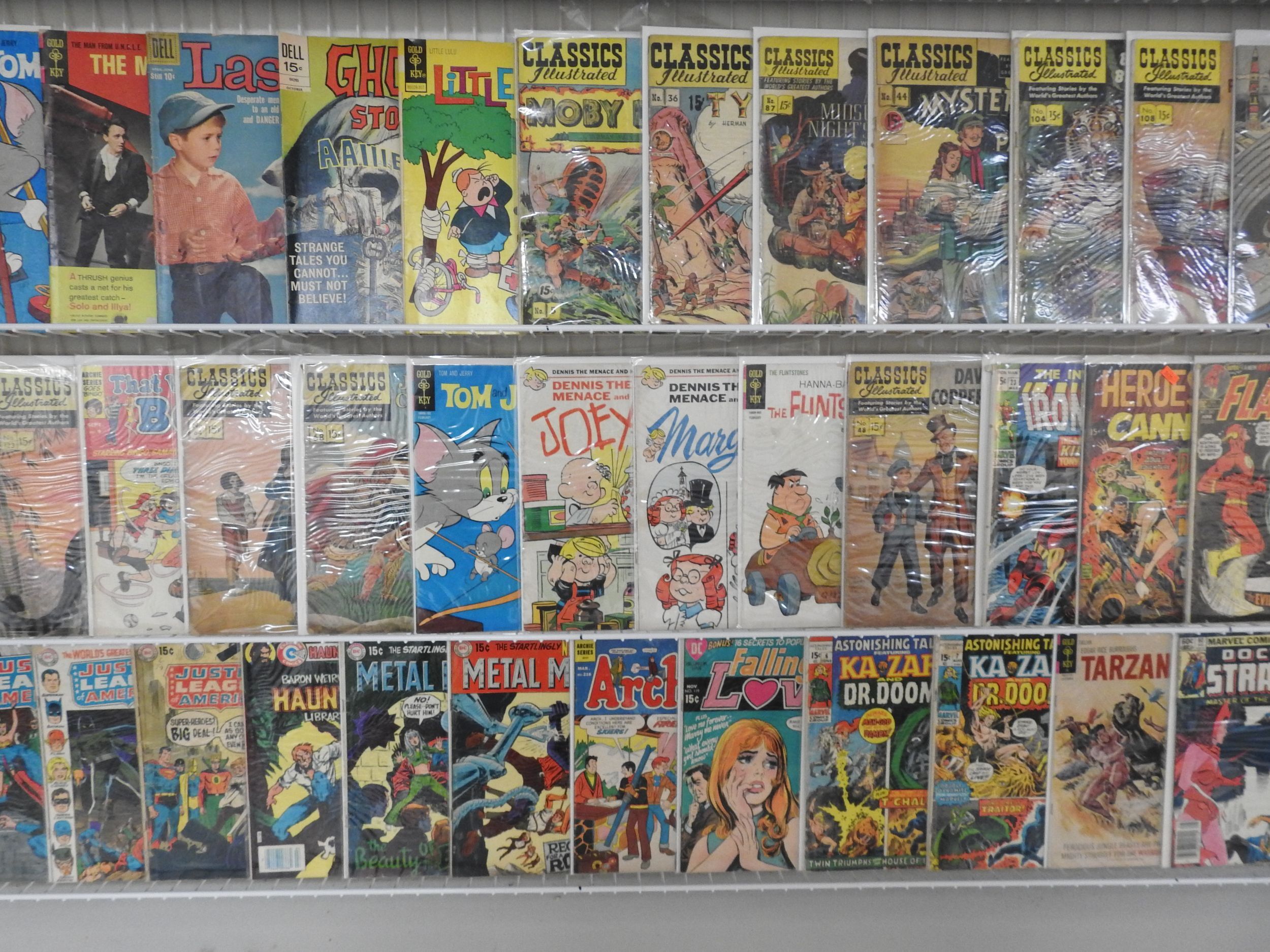 Huge Lot of 115 Comics W/ Classics Illustrated, Spider-Man, +More Avg ...