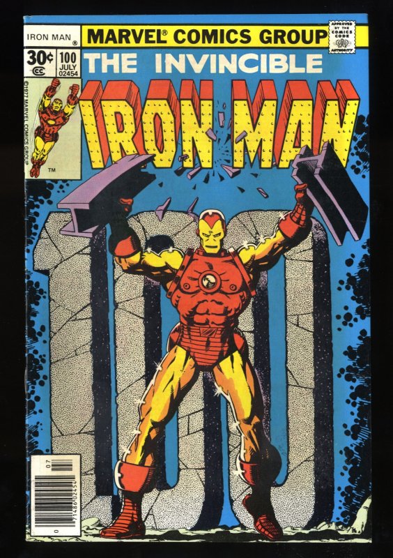 Iron Man #100 VF 8.0 | Comic Books - Bronze Age, Marvel, Iron Man ...