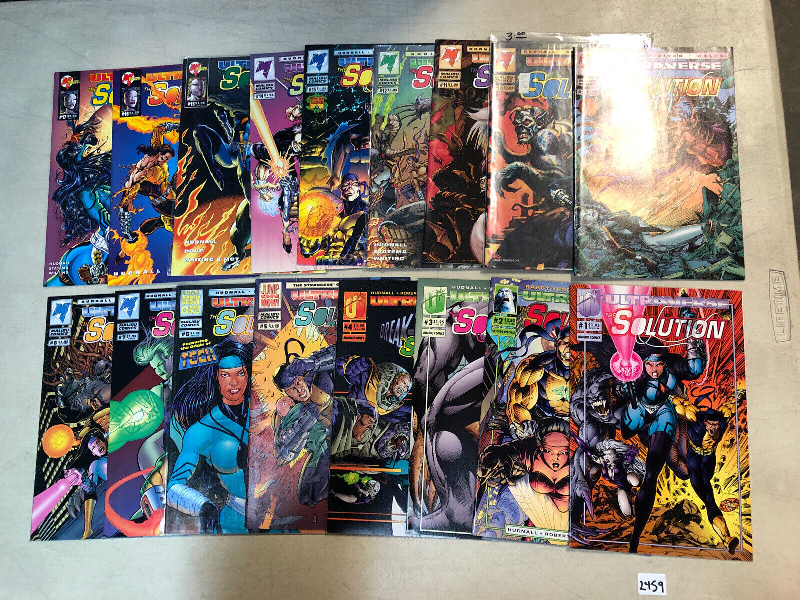 The Solution (1993) #1-17 (VF/NM) Complete Set Malibu Ultraverse ...