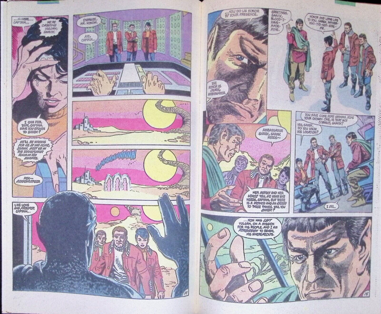 STAR TREK Comic 7 — Original Series — Saavik Blood Fever — 1984 DC ...