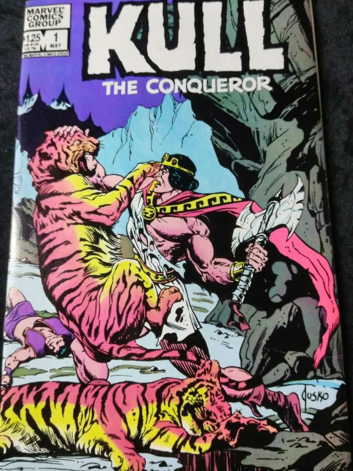 Kull the Conqueror #1 Vol 1 and #1 Vol 3 Jusko cover Buscema cover ...