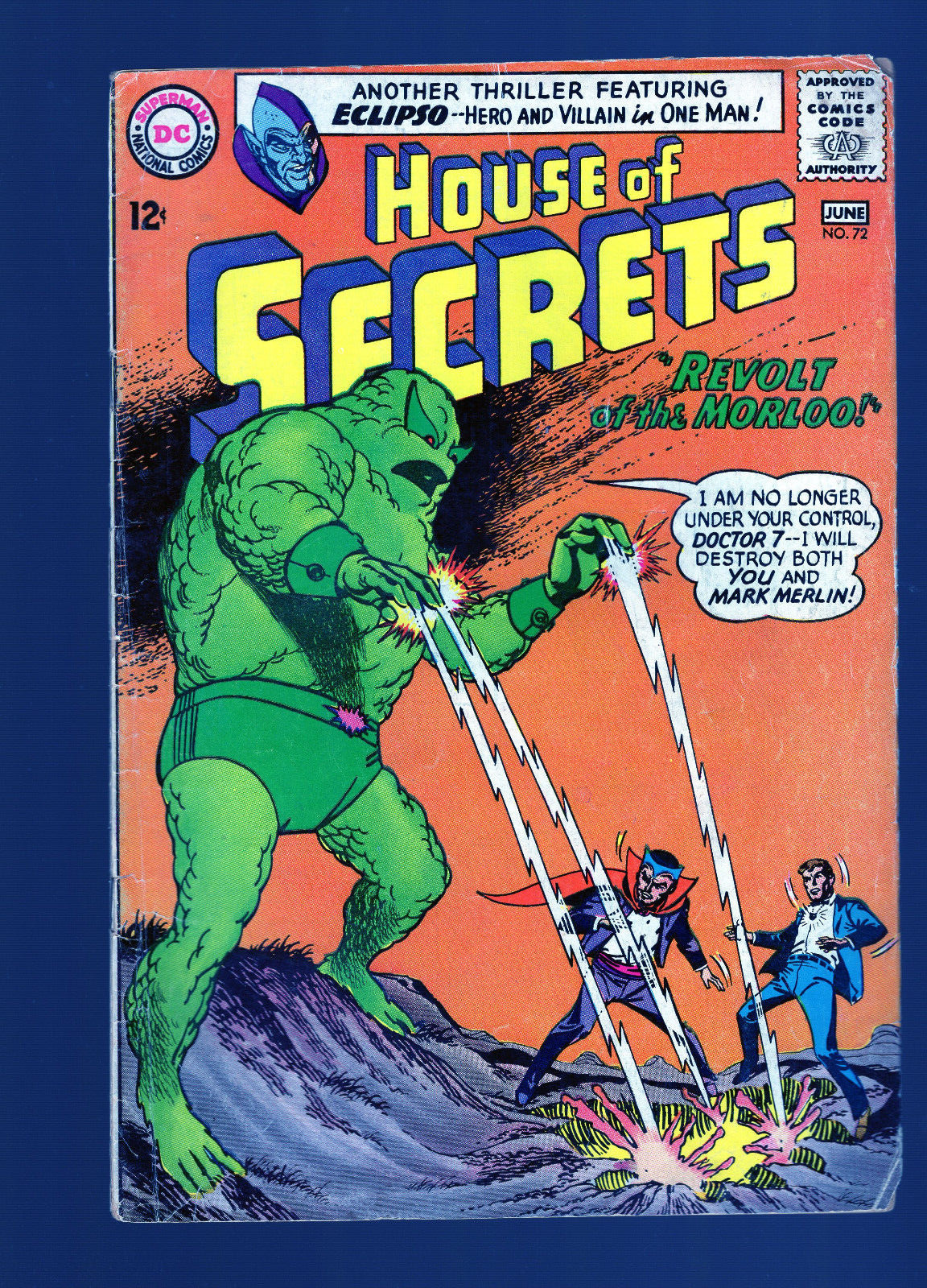 House of Secrets #72 - Jack Sparling Cover Art. Bob Haney Story. (3.5 ...
