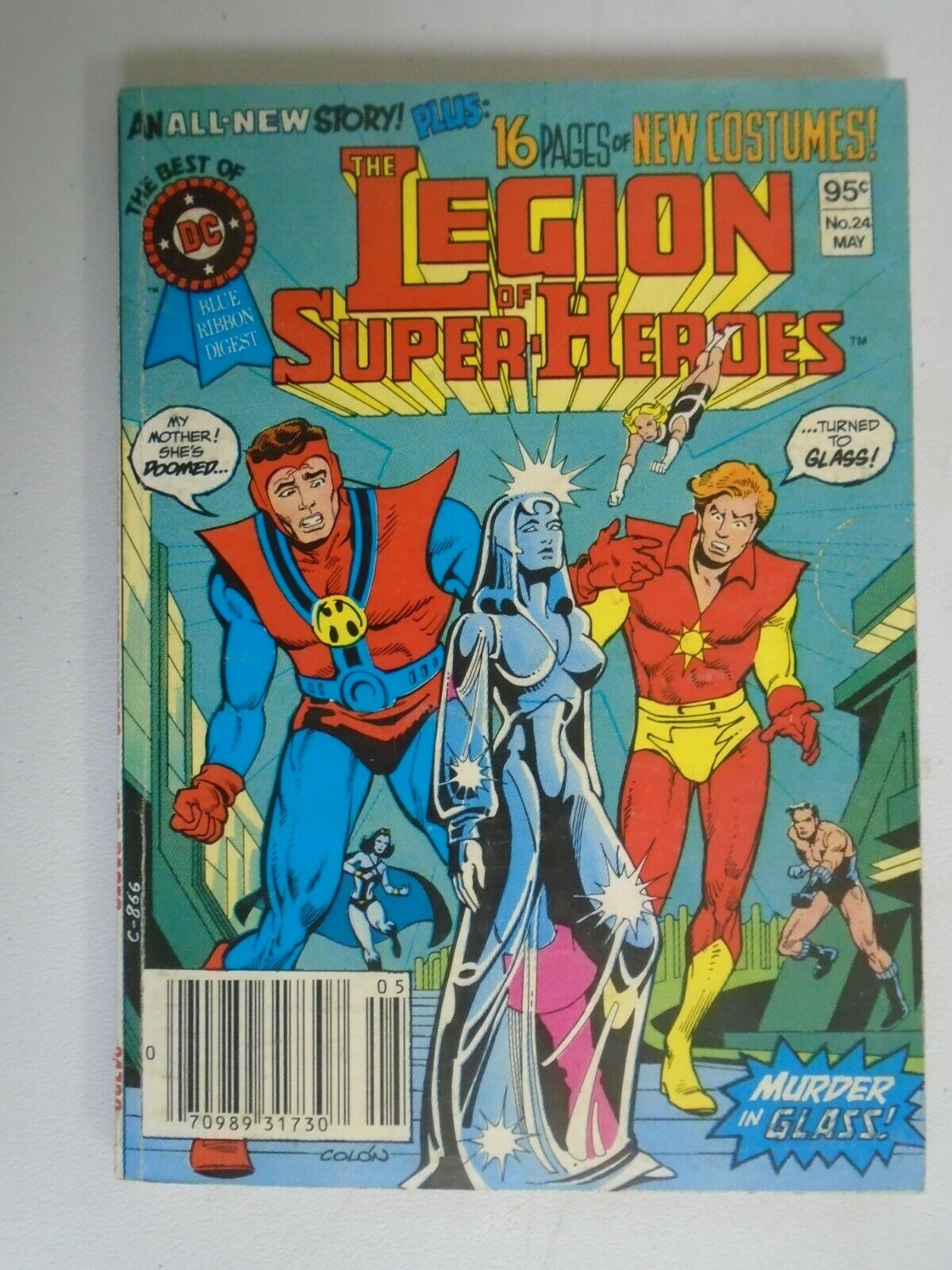 Best of DC Blue Ribbon Digest #24 Legion of Super-Heroes 7.0 FN VF ...
