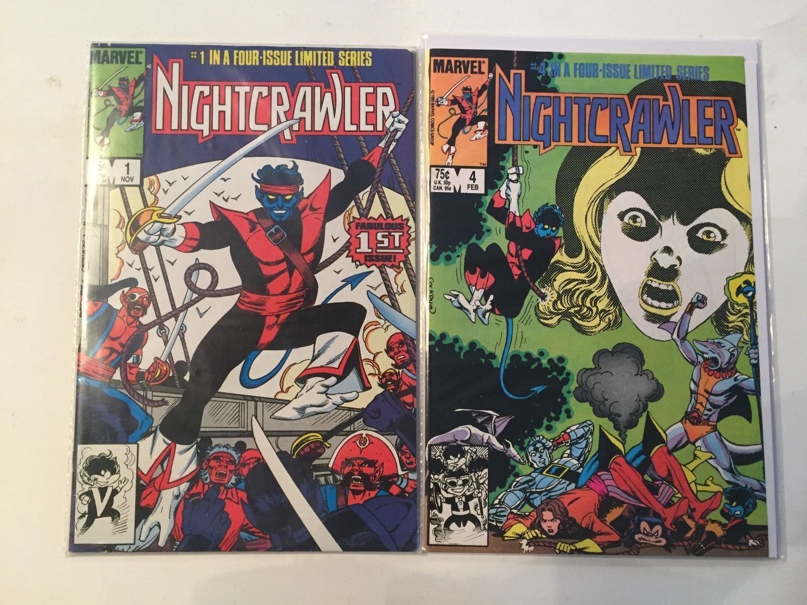 # Nightcrawler Mini Series 1 & 4. of 4 1984 | Comic Books - Copper Age ...