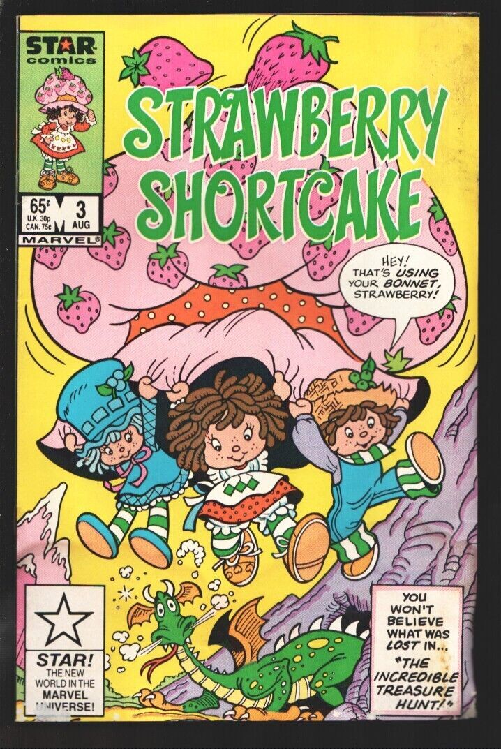 Strawberry Shortcake #3 1985- Marvel-Howie Post art-G | Comic Books ...