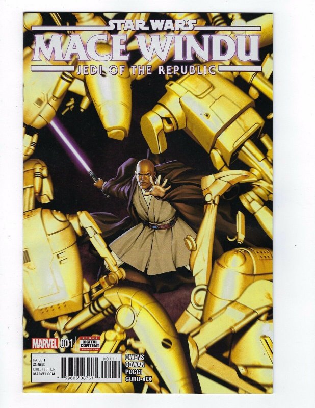 Star Wars Mace Windu # 1 Regular Cover Marvel NM | Comic Books - Modern ...