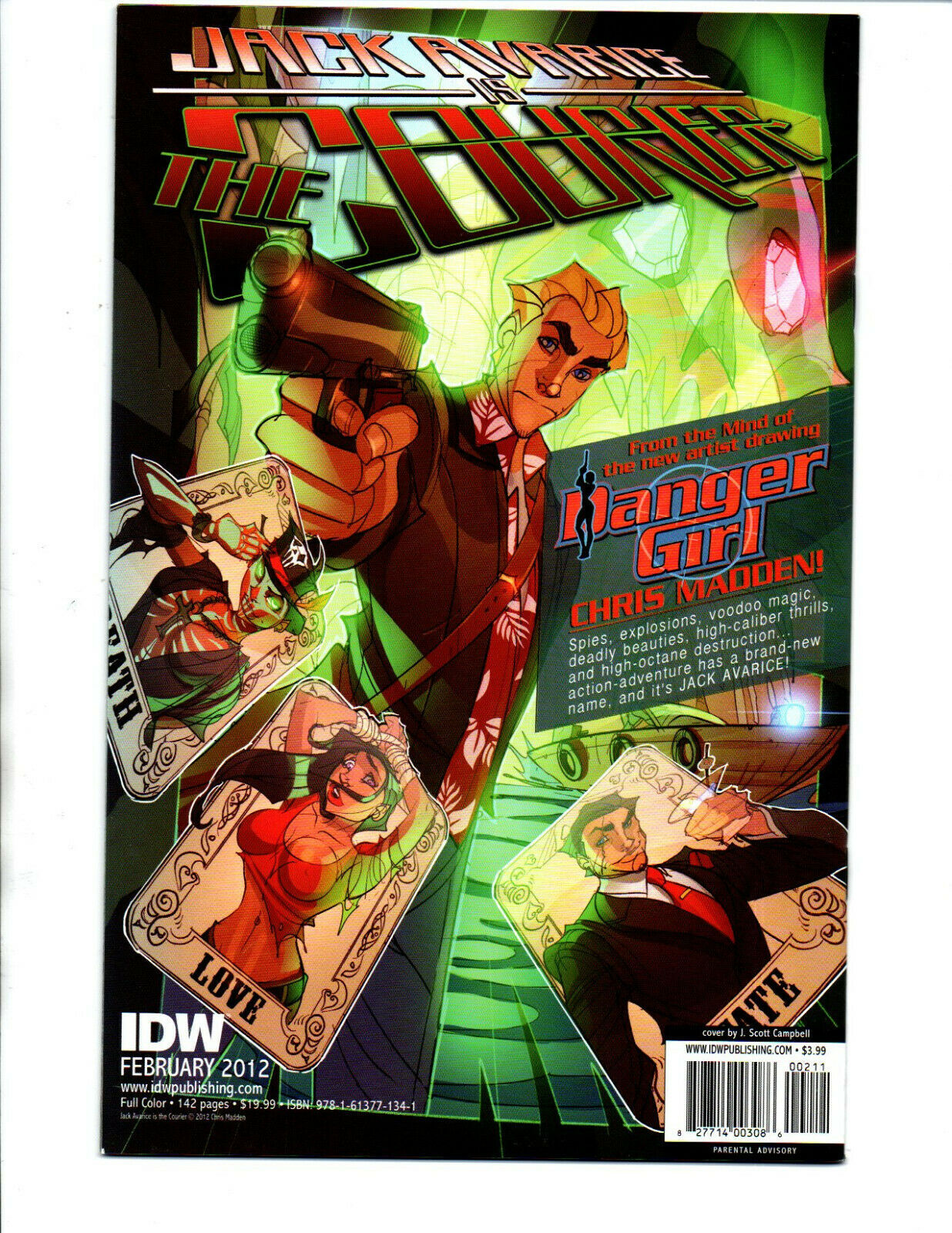 Danger girl revolver #2 A Variant - J Scott Campbell - IDW - (-NM ...