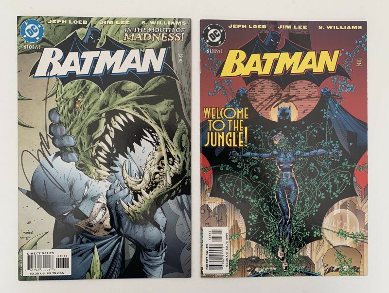 Batman#608-619 VF/NM LOT 2002 'Hush' Full RUN DC Comics Signed by Jim ...