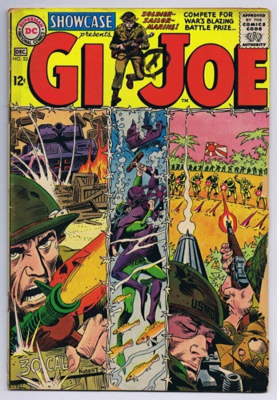 Showcase #53 ORIGINAL Vintage 1964 DC Comics 1st GI Joe | Comic Books ...