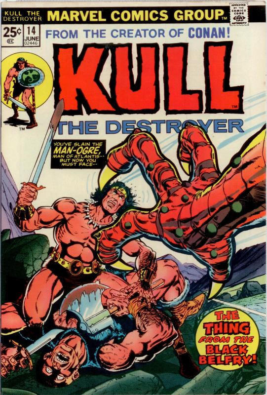 Kull the Conqueror #14 (1974) NM 9.4 Starlin cover, Ploog art | Comic ...