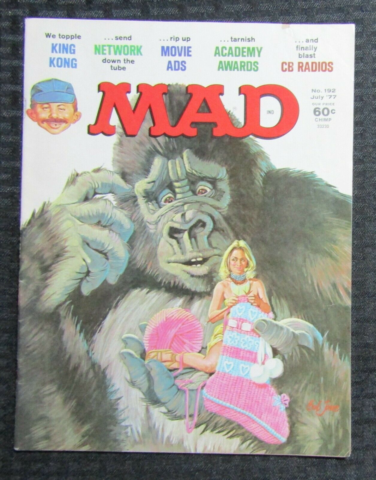 1976 MAD Magazine #192 VG 4.0 Alfred E Neuman / King Kong / CB Radios ...