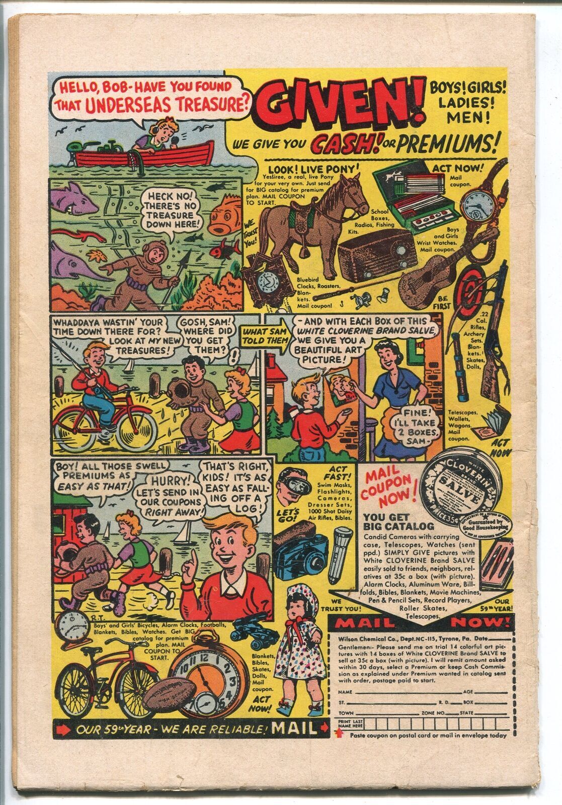 ALL American MEN of WAR #11 1954-Dc Comics-Frogman-Paratrooper-Vg ...