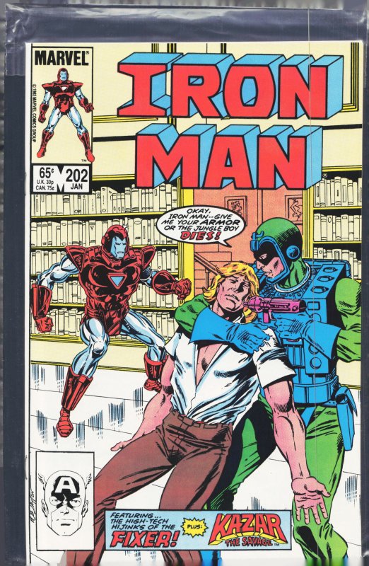 Iron Man #202 (1986) Iron Man | Comic Books - Copper Age, Marvel, Iron ...