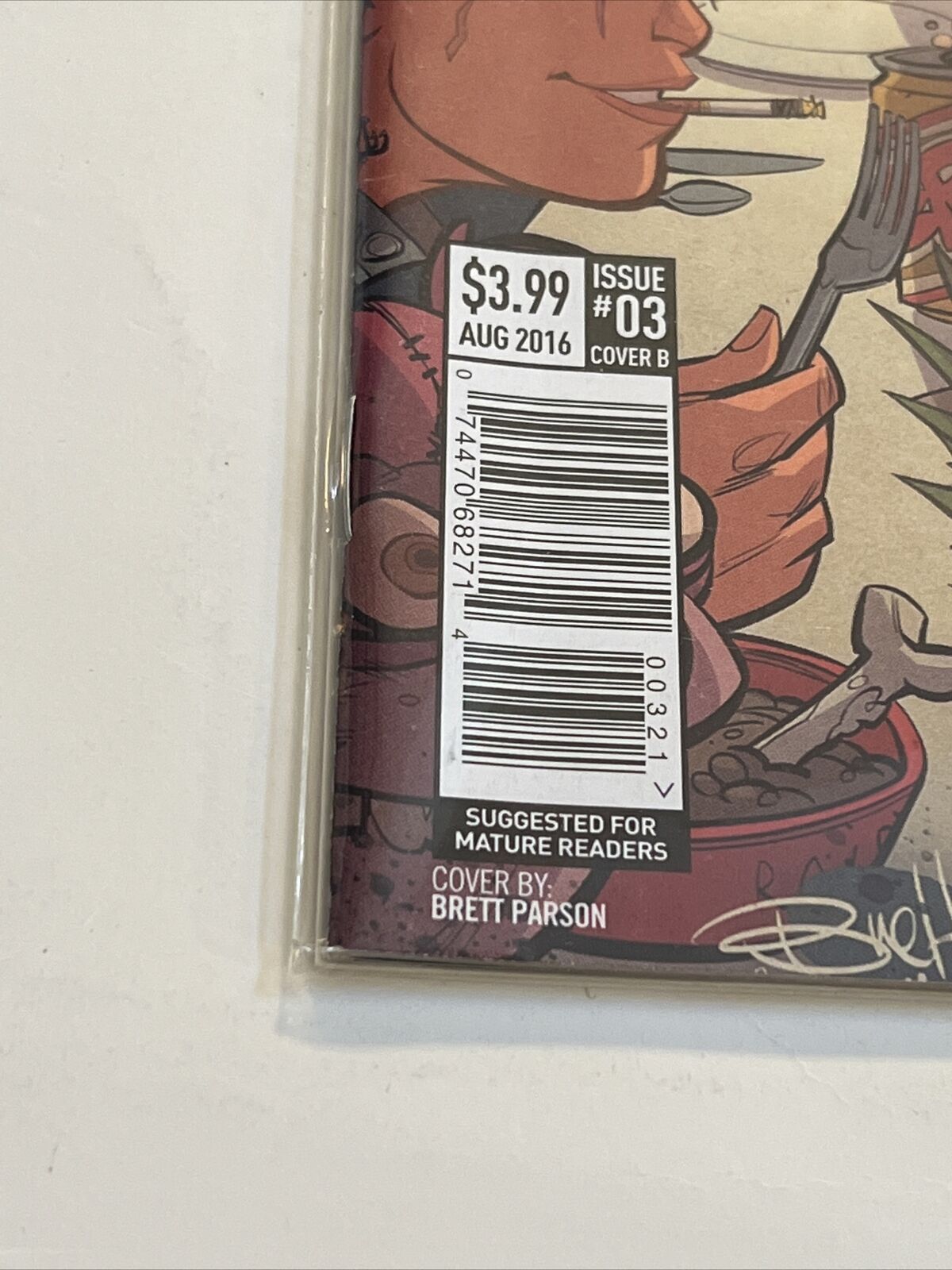 Tank Girl TWO Girls ONE Tank #3 Brett Parson Variant Cover B 2016 ...