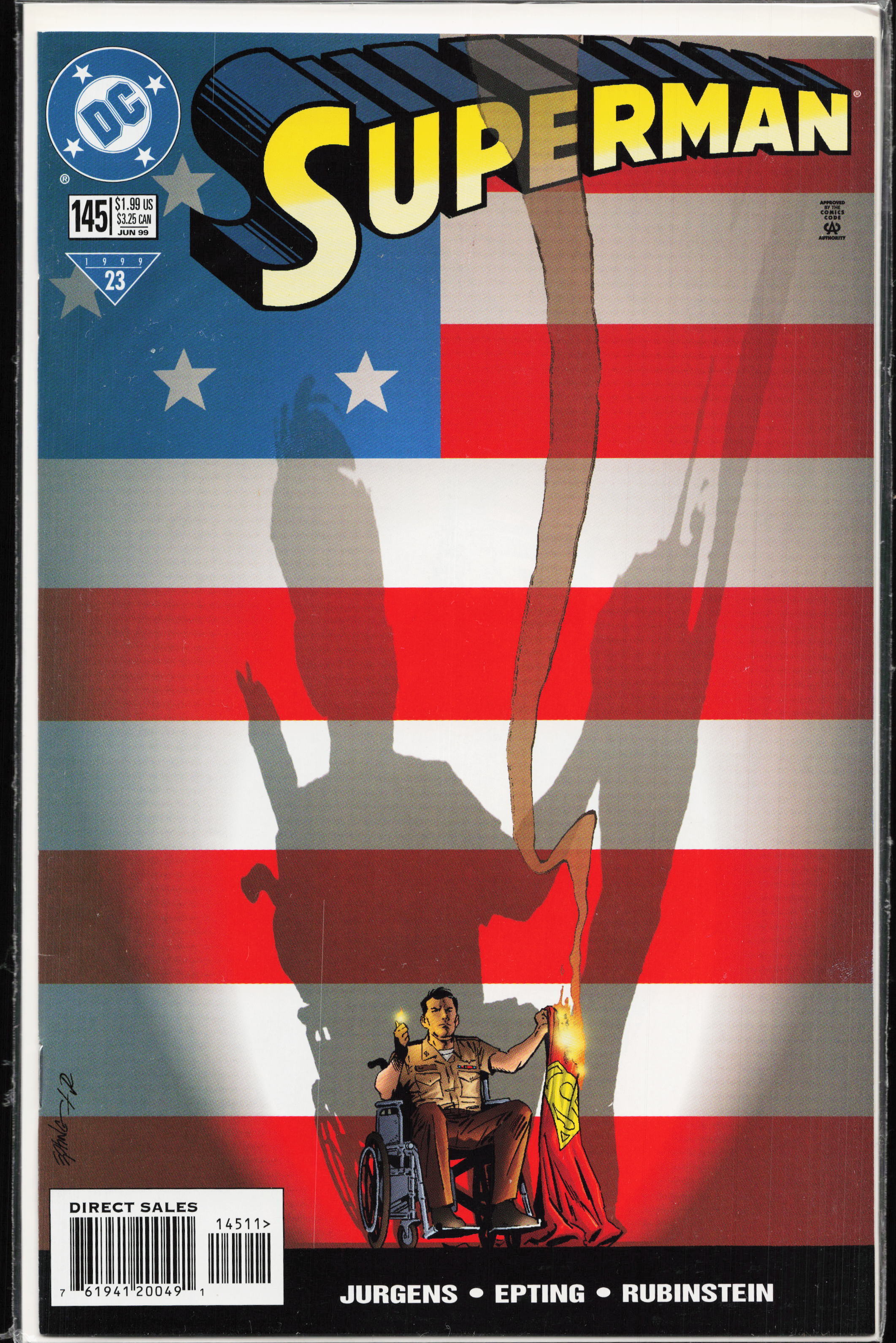 Superman #145 (1999) Col. William T. Brooks | Comic Books - Modern Age ...