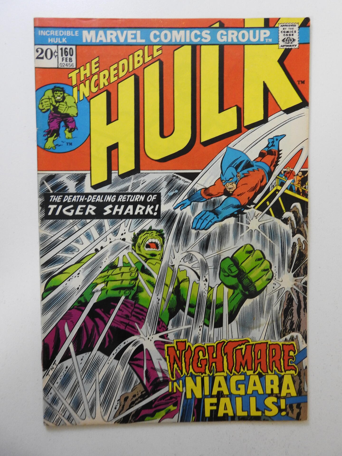 The Incredible Hulk #160 (1973) VG Condition! Moisture wrinkle | Comic ...