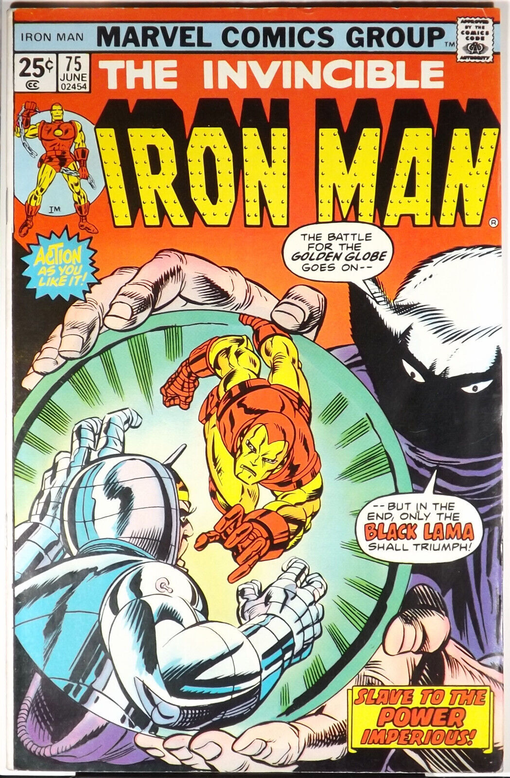 IRON MAN #74 75 Lot VF 2 Issues 1975 MODOK Avenngers Marvel Comics MCU ...