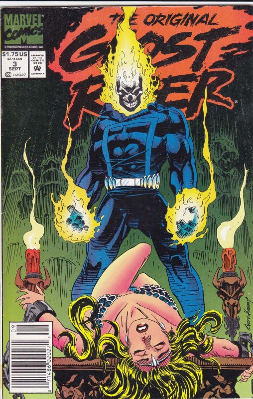 Original Ghost Rider, The #3 (Newsstand) VG ; Marvel | low grade comic ...