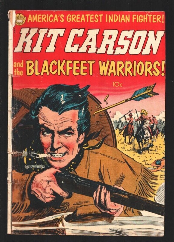 Kit Carson 1950-First issue- no number in indicia-and the Blackfeet Warriors... | Comic Books ...