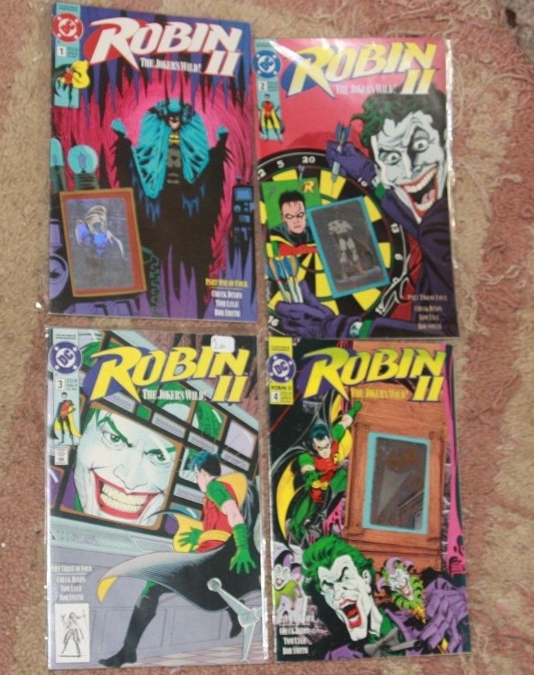 Robin II Comic Mini Series LOT Issues # 1 2 3 4 Hologram Jokers Wild ...