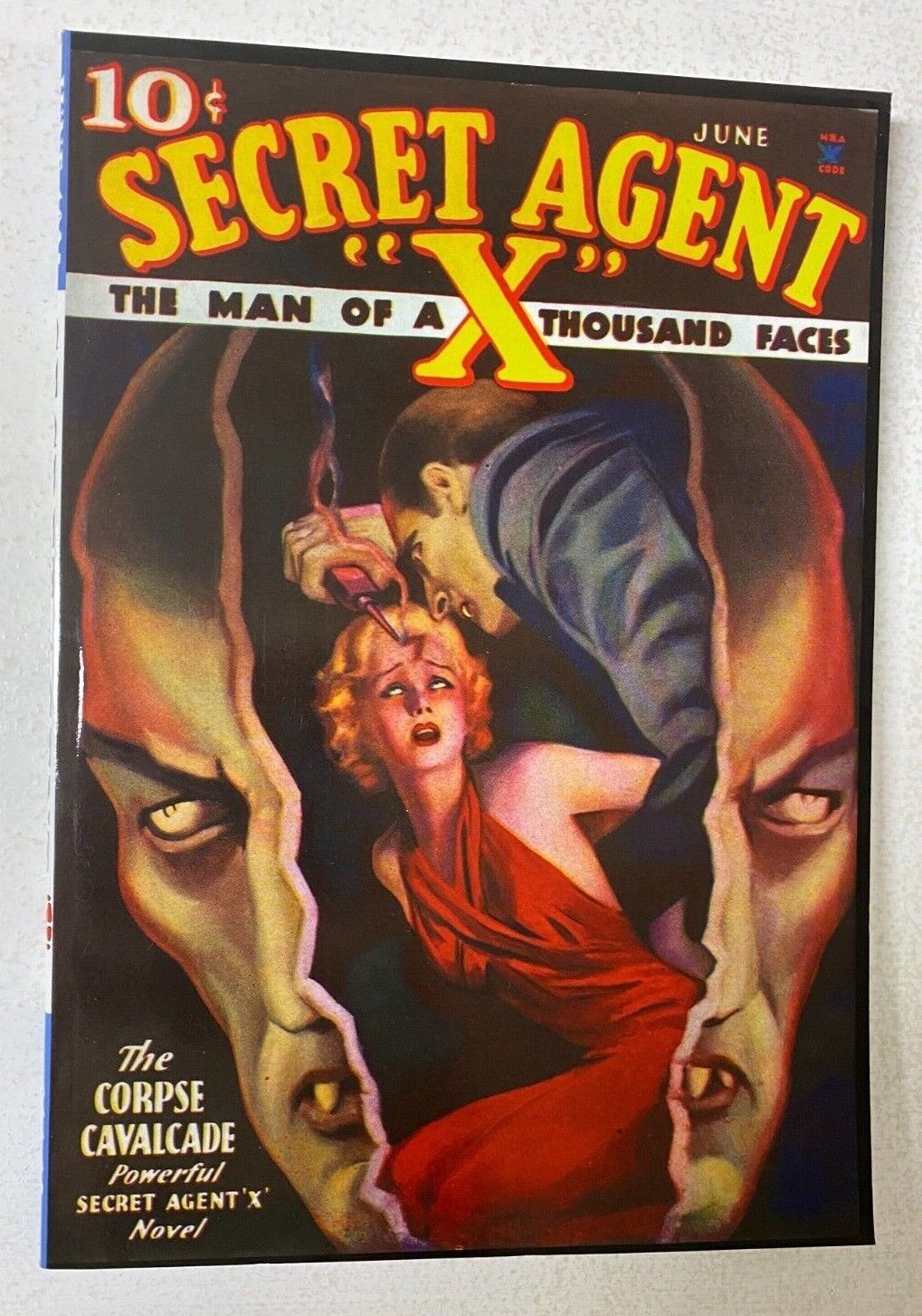 Secret Agent X June 1934 Pulp Replica Adventure House 6.0 FN (2007 ...