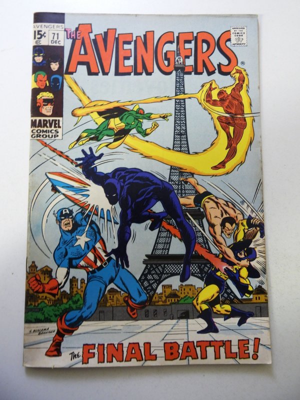 The Avengers #71 (1969) FN- Condition 1/4" tear bc | Comic Books ...