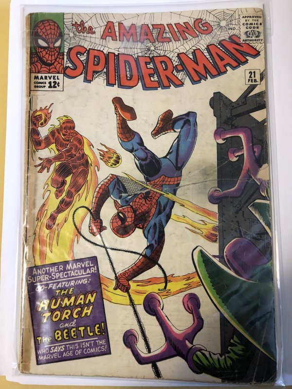 The Amazing Spider-Man #21 (1965) | Comic Books - Silver Age, Marvel ...