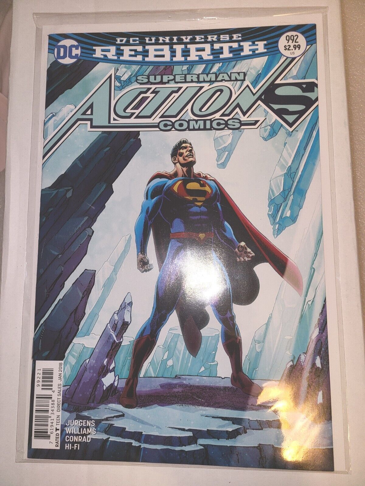 Action Comics The Oz Effect Lenticular Cover full set 987-992 (992 is ...