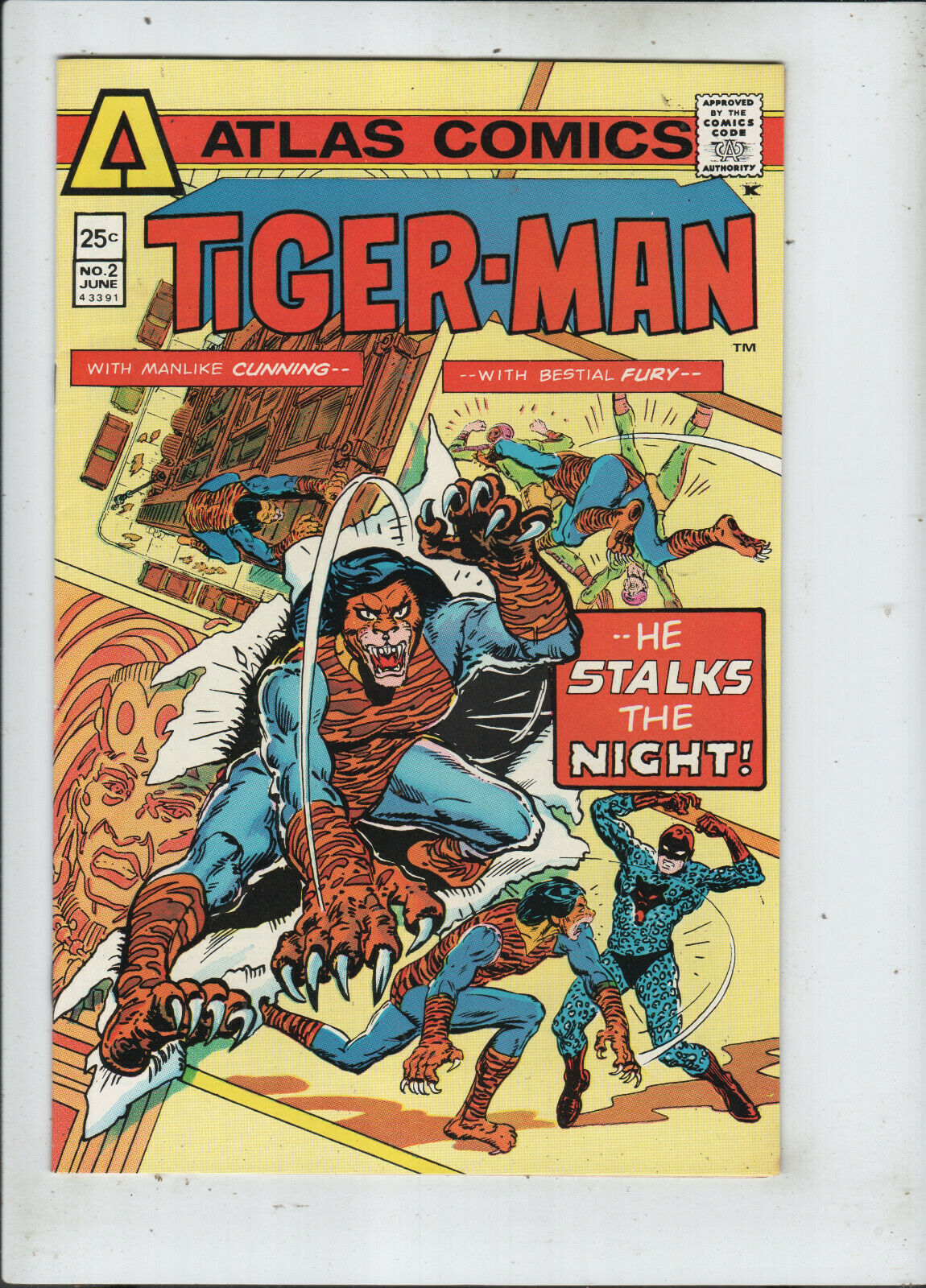 Tiger-Man #1-3 Set (1975-ATLAS) | Comic Books - Modern Age, Superhero ...