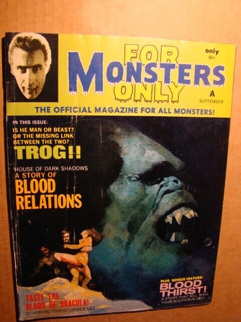For Monsters Only 9 Trog Dracula Harryhausen Frankenstein Famous ...