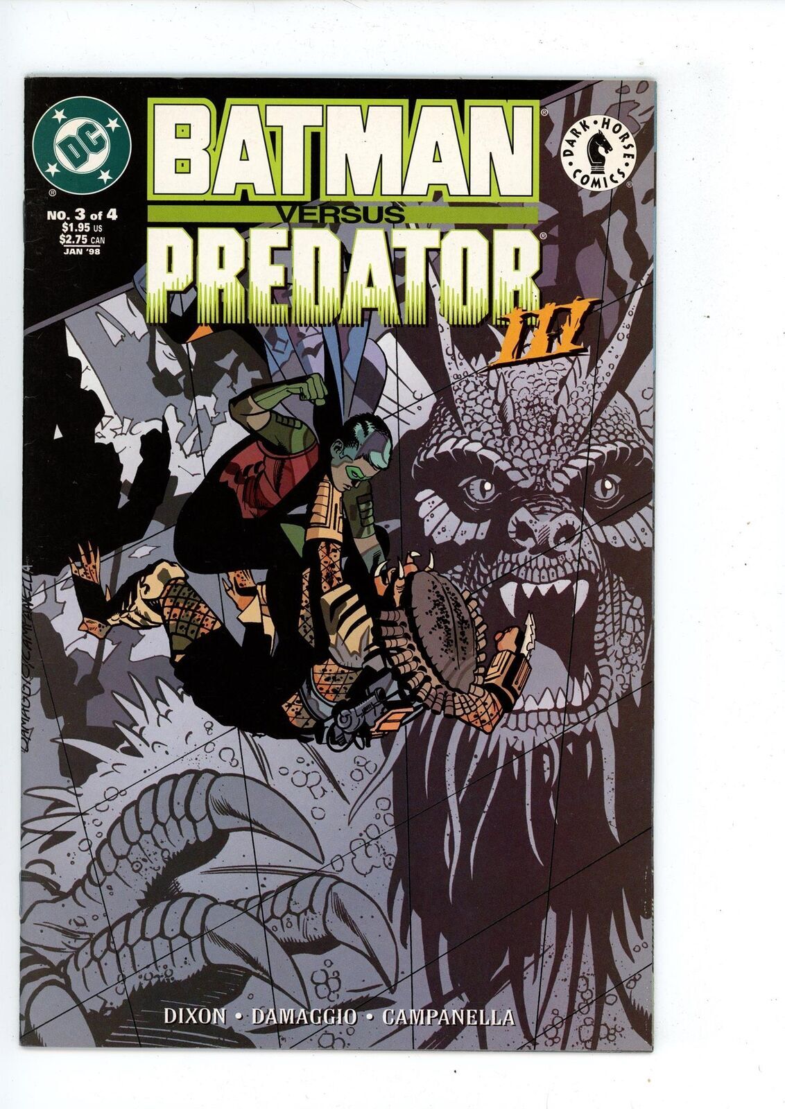 Batman / Predator III [Batman Versus Predator III] #3 (1998) DC Comics ...