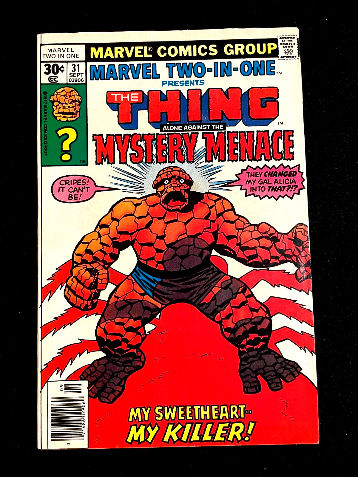 Marvel Two-In-One #31 1977 - The Thing and the Mystery Menace | Comic ...