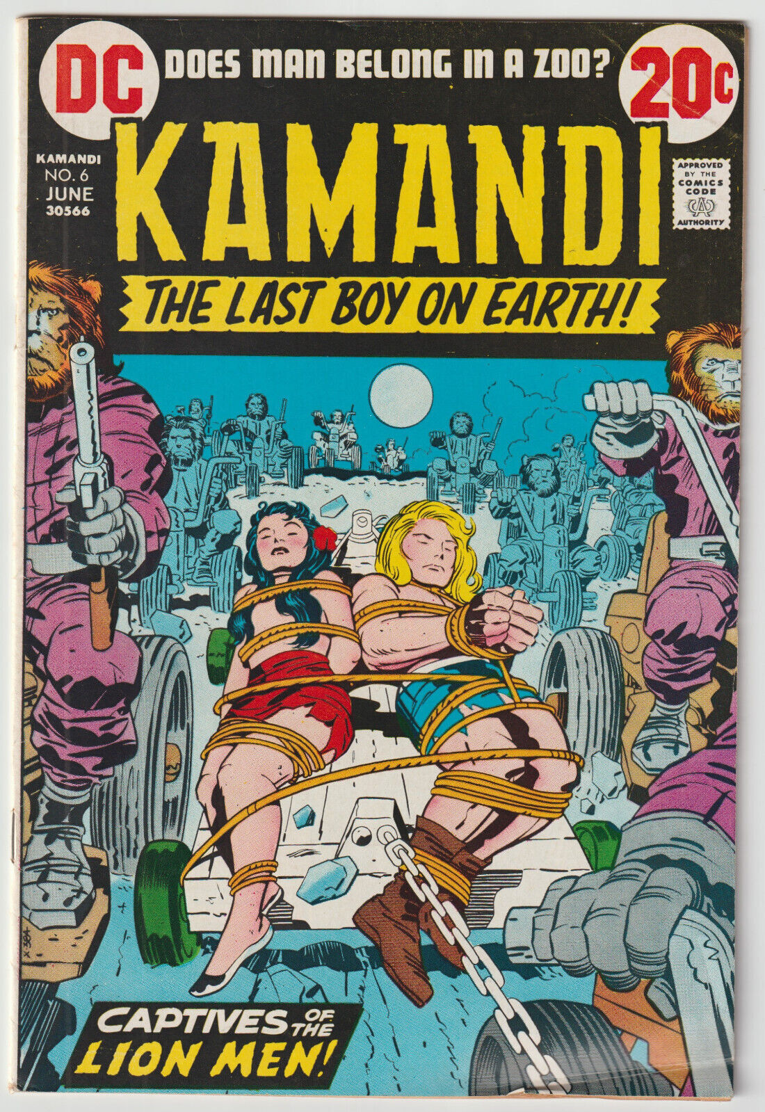 Kamandi, The Last Boy On Earth #6 (Jun 1973, DC), VG (4.0), Kirby c/a ...